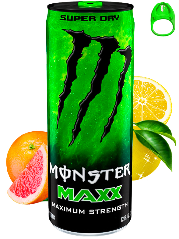 MAXX Monster Super Dry, Maximum Strength, Energy Drink, 12, 41% OFF