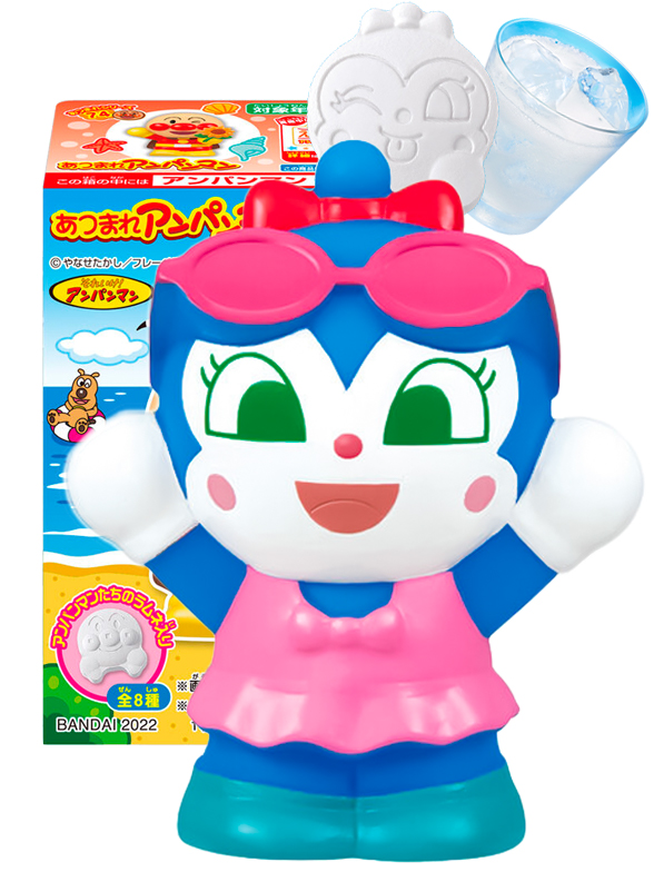 Official Anpanman Round Charm Collectible 3.9x2.4 Inches Anpanman Round ...