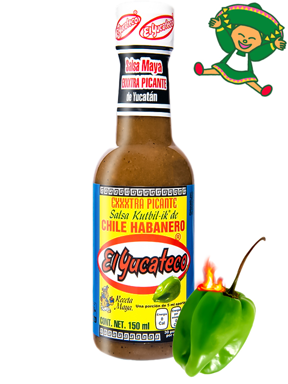 Salsa Maya Kutbil-ik Picante de Chile Habanero | PURO MÉXICO!! 120 ml ...