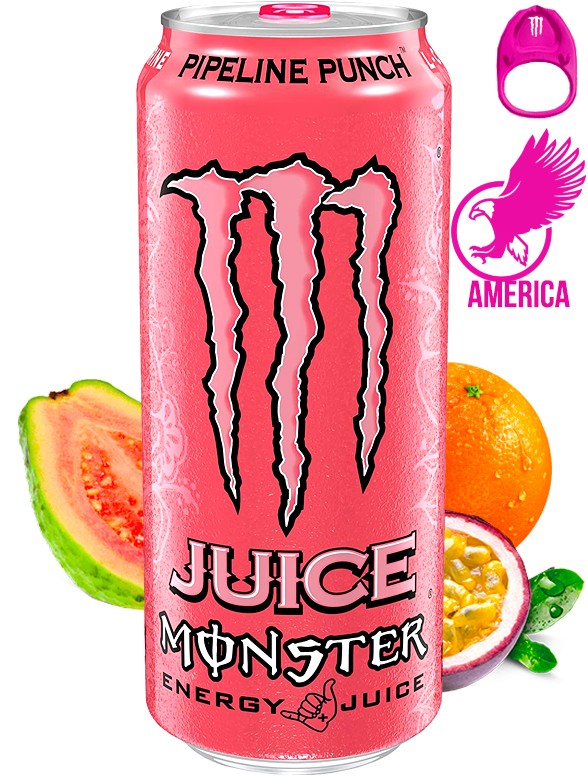 Bebida Energética Monster Pipeline Punch | Anilla Rosa | Edición U.S.A ...