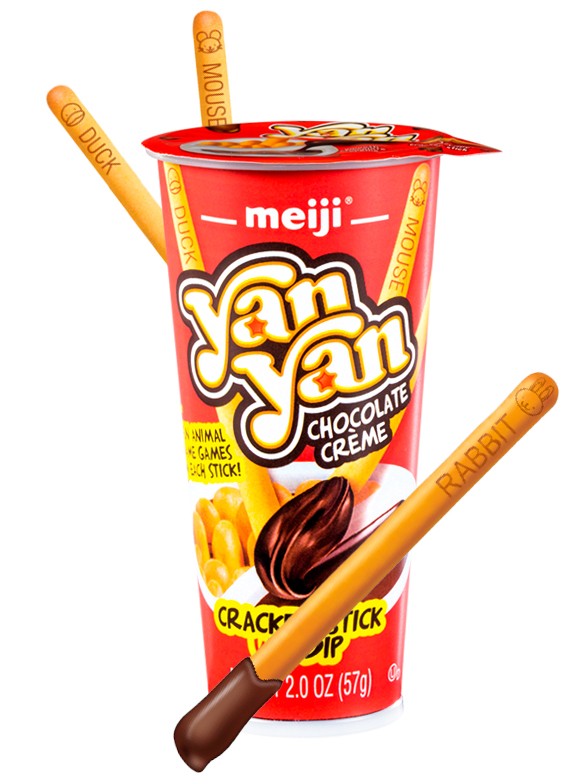 Meiji Sticks Yan Yan Chocolate 57 grs. | Pedido GRATIS! | JaponShop
