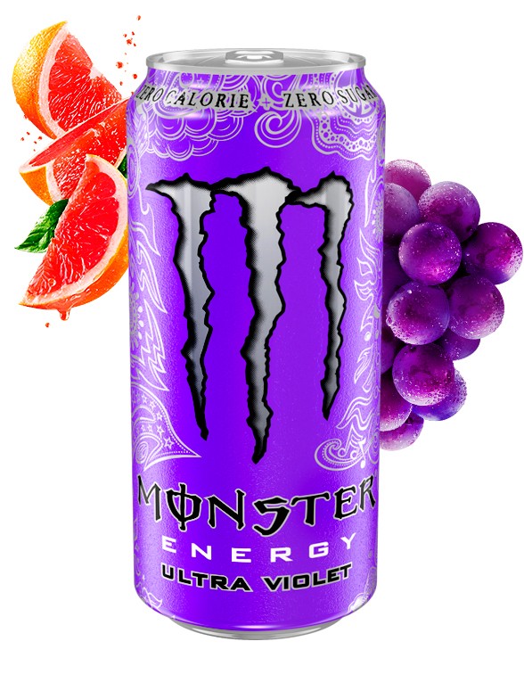 Energtico Monster Ultra Violet Zero Acar 473ml Comper