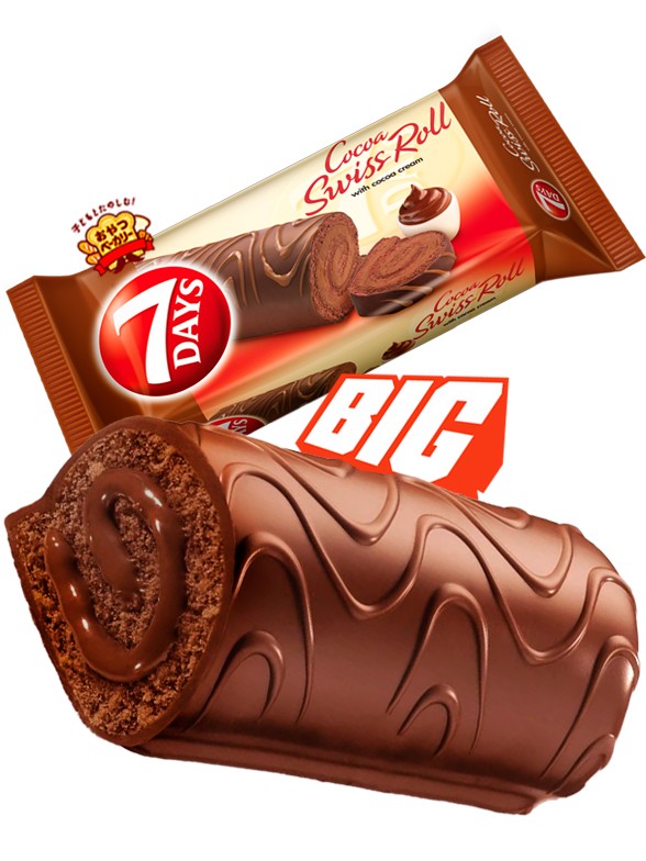 Cake Roll de Doble Chocolate | 7 Days Mondelez 200 grs | JaponShop