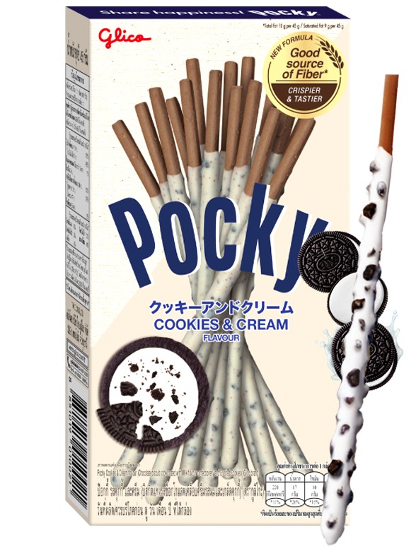 Pocky Cookies & Cream | Nueva Receta 40 grs. | JaponShop